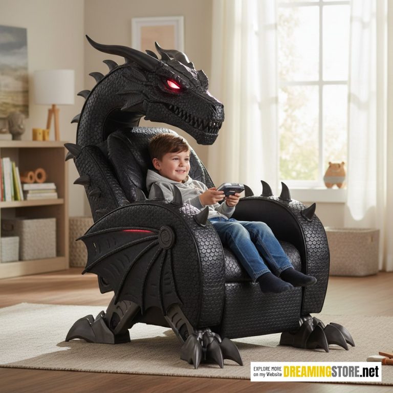 Level Up Playtime With This Magical Walking Dragon Chair