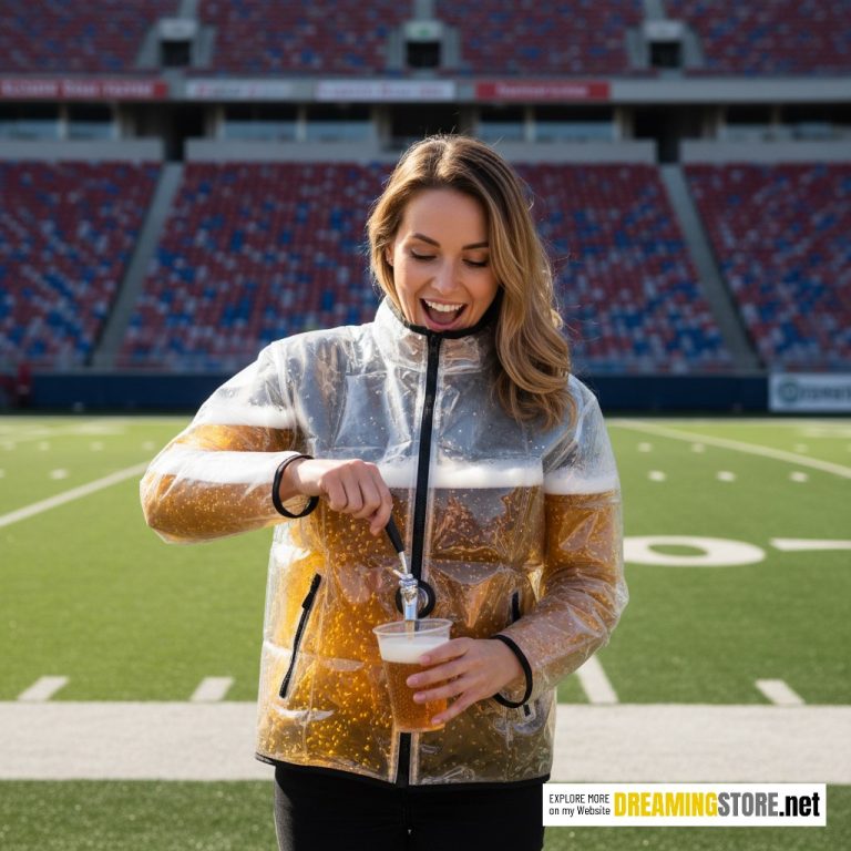Transparent Beer Jackets with Built-in Beer Tap