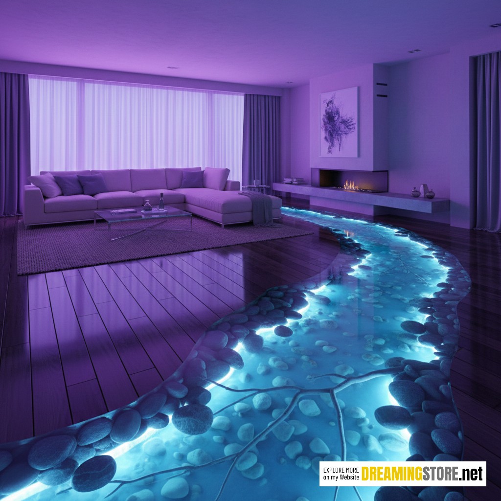 Incredible Epoxy River Flooring | Dive into the Ultimate 3D Design