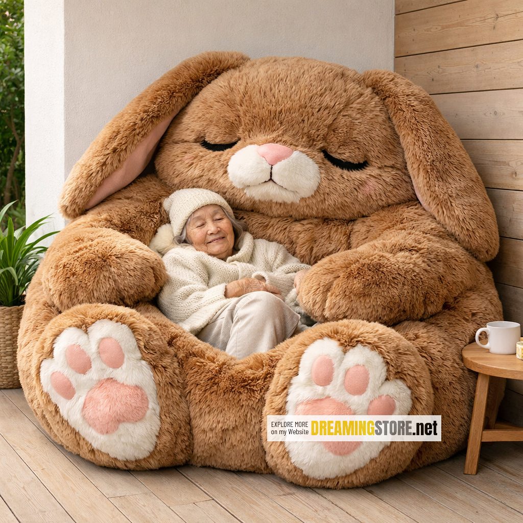 Creating a cozy haven with oversized Bunny Shaped Bean Bags