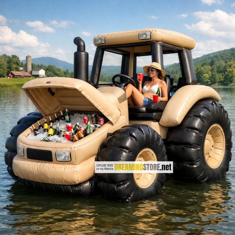 Inflatable Tractor Floats with Built-in Coolers for Ultimate Relaxation