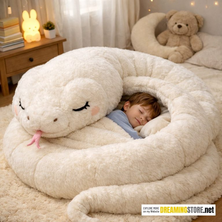 Inside the World’s Cutest Snake Shaped Sleeping Bag