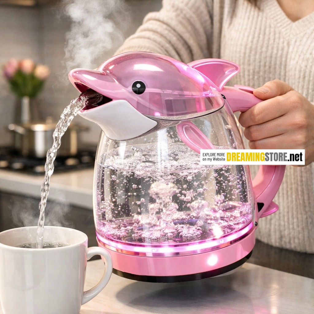 Sea Creature Electric Kettles for Ocean-Themed Kitchen Lovers