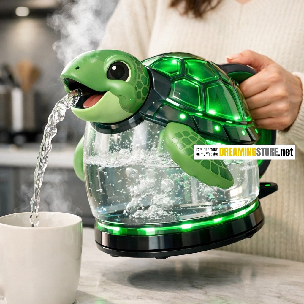 Sea Creature Electric Kettles for Ocean-Themed Kitchen Lovers