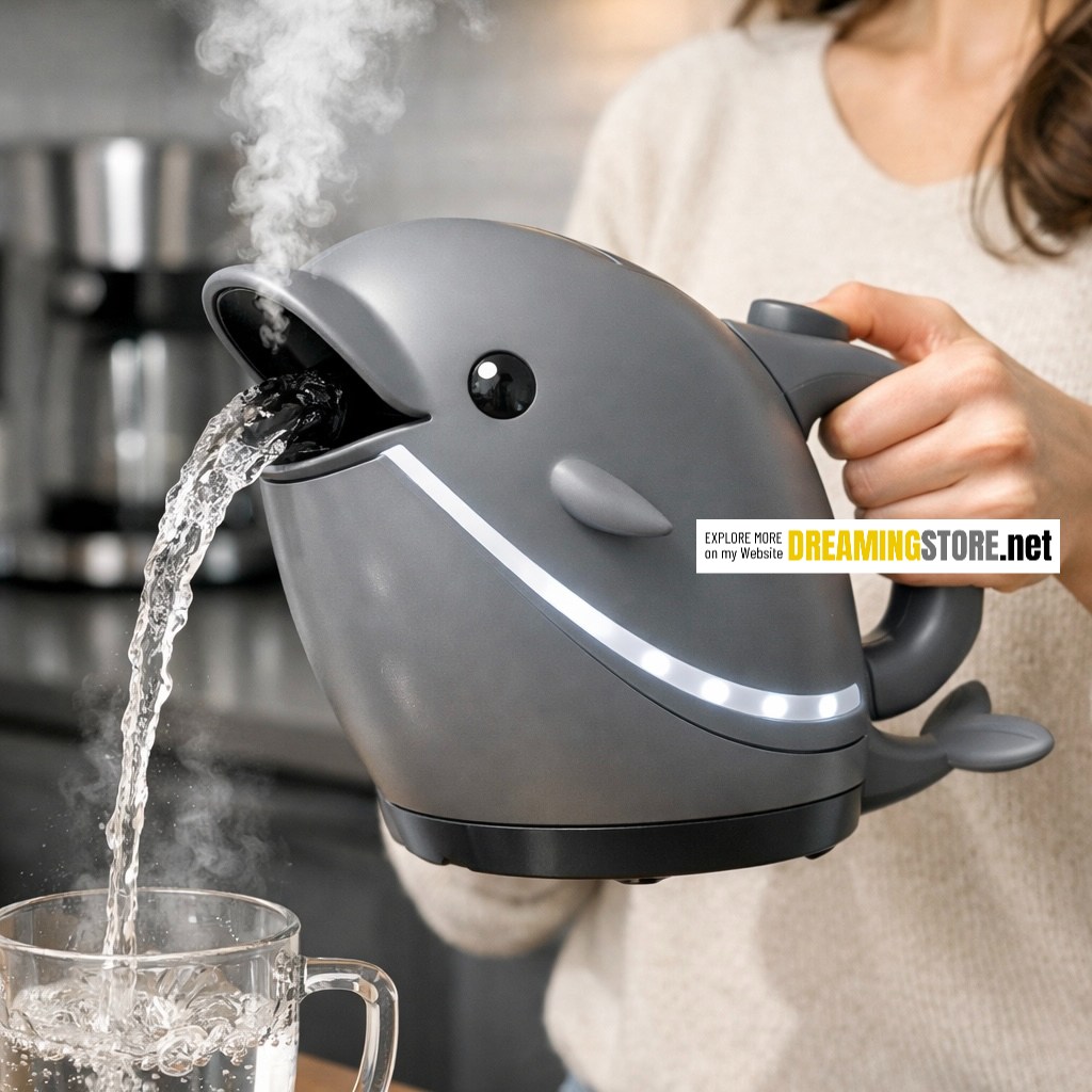 Sea Creature Electric Kettles for Ocean-Themed Kitchen Lovers
