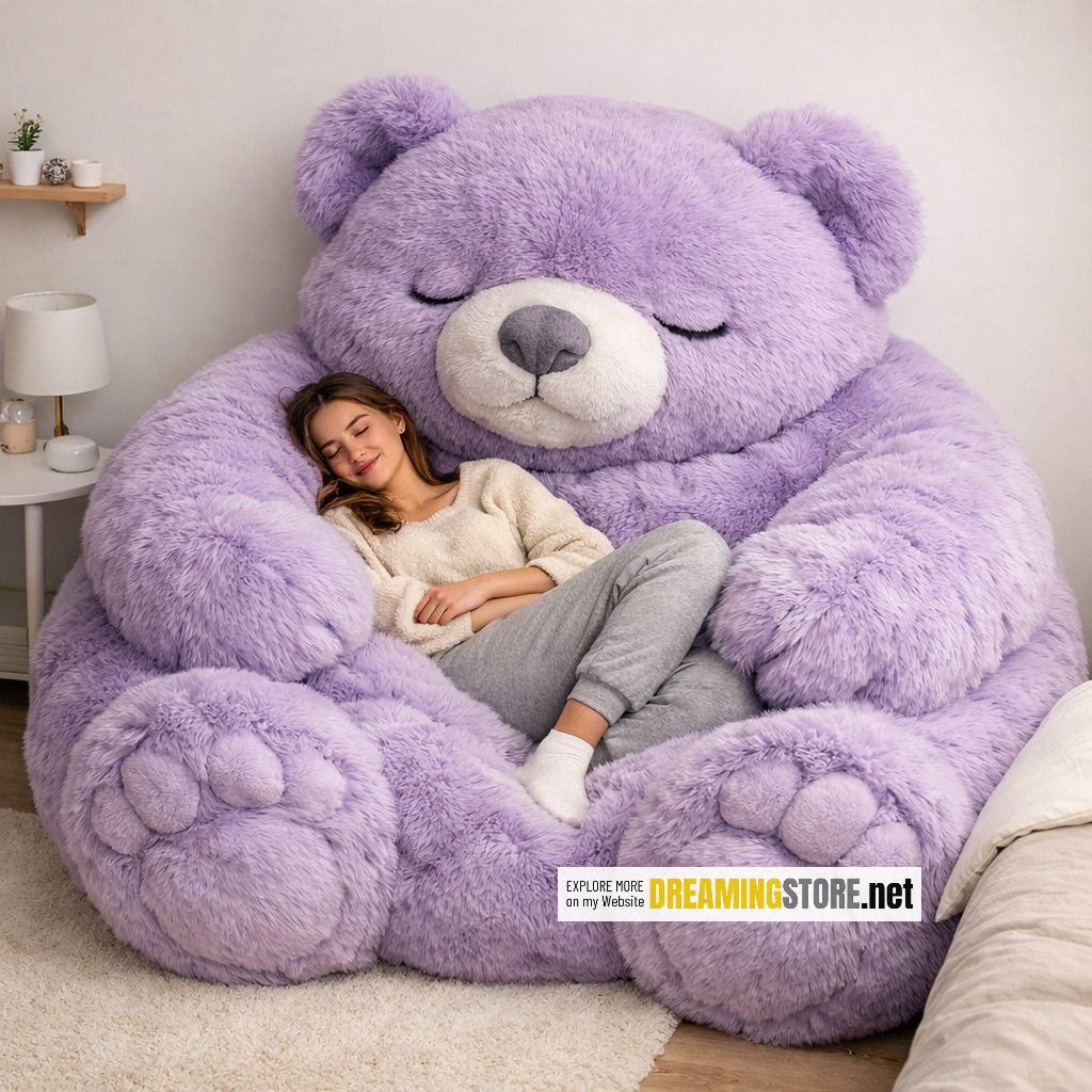The Cozy Trend You Need: Fluffy Bear Bean Bags for All Ages