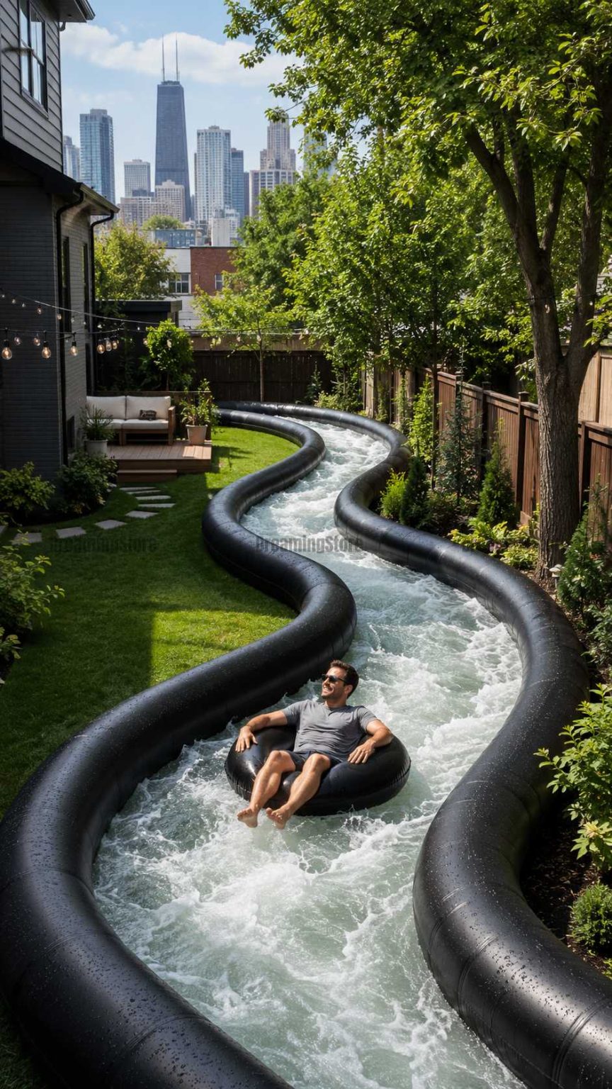 Giant Inflatable Lazy River Pool - Colors, Sizes & Where to Buy